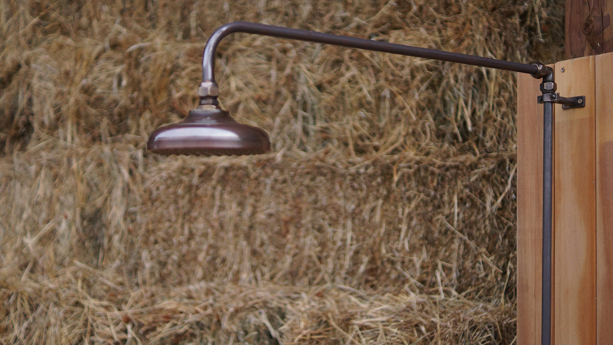 The Neptune 2 Exposed Pipe Shower- ideal for indoor or outdoor use ...