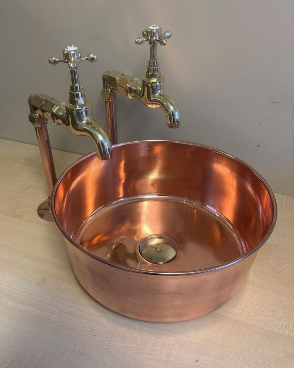 Sink and Bath Bib taps - out of the bench – The Hydra Collection - Hand ...