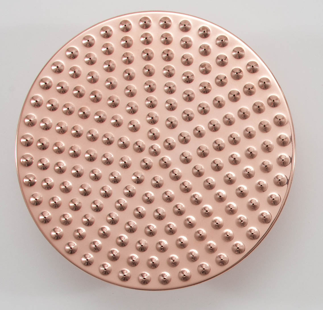 Copper Rainmaker Shower Rose with bent pipe – The Hydra Collection ...